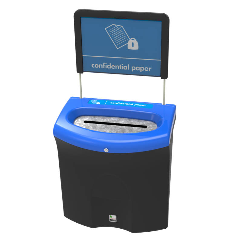 Envirobin Mini Confidential Paper Recycling Bin | Leafield Environmental