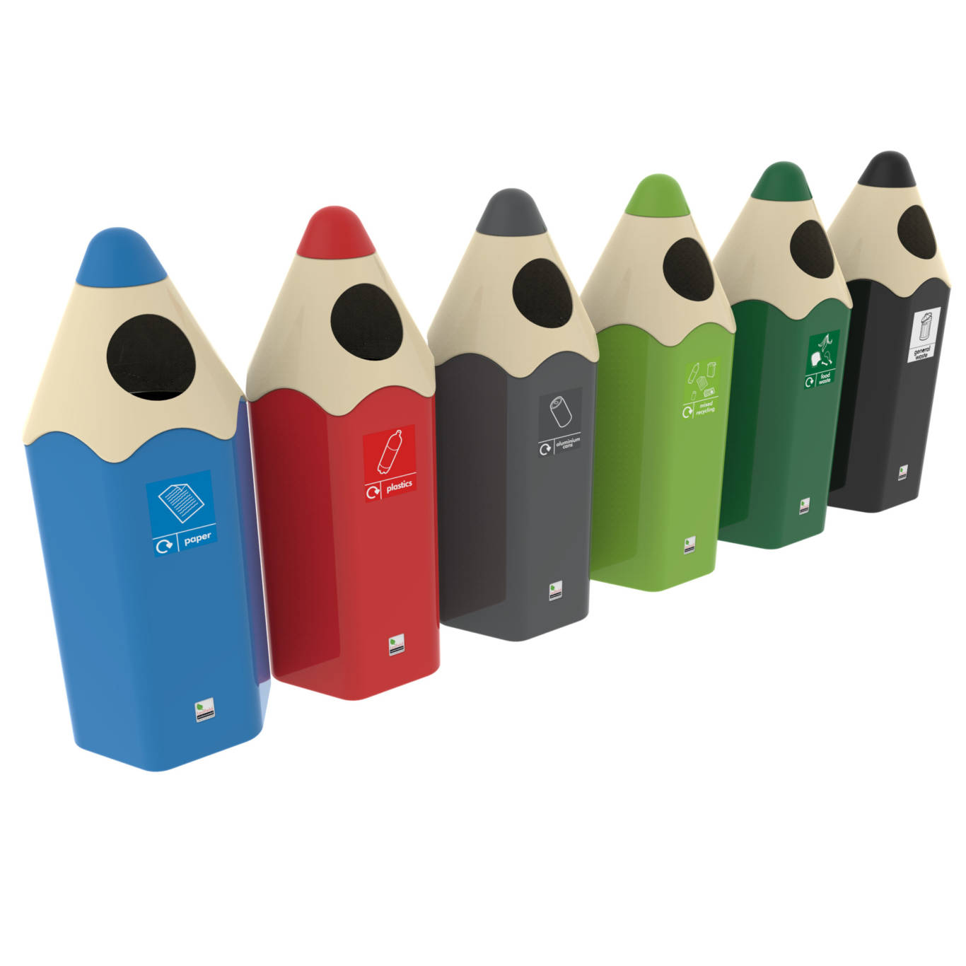 Pencil Recycling Novelty Bins | School Bin | Leafield Environmental Ltd
