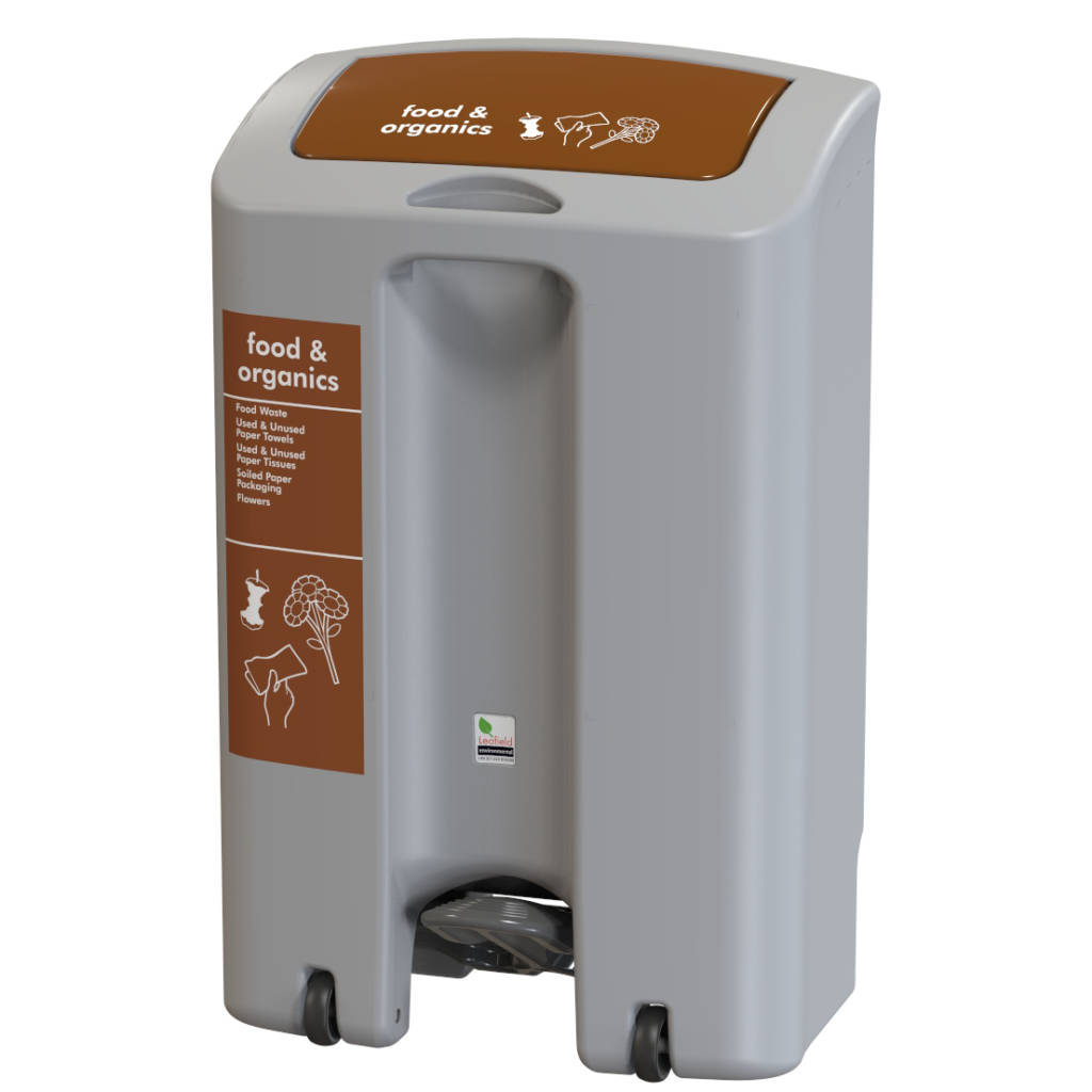 EnviroStep Single Recycling Bin | Foot Pedal | Leafield Environmental Ltd