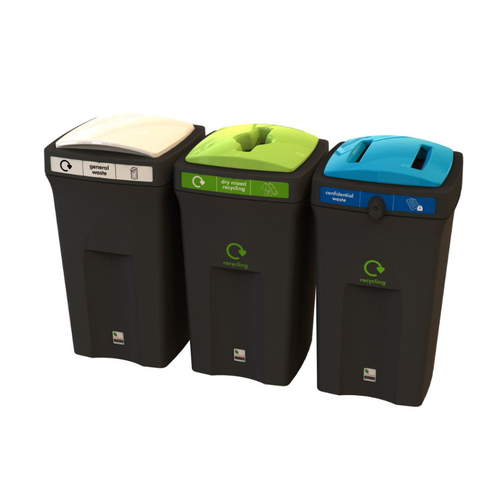 Mixed Recycling Recycling Bins | Leafield Environmental