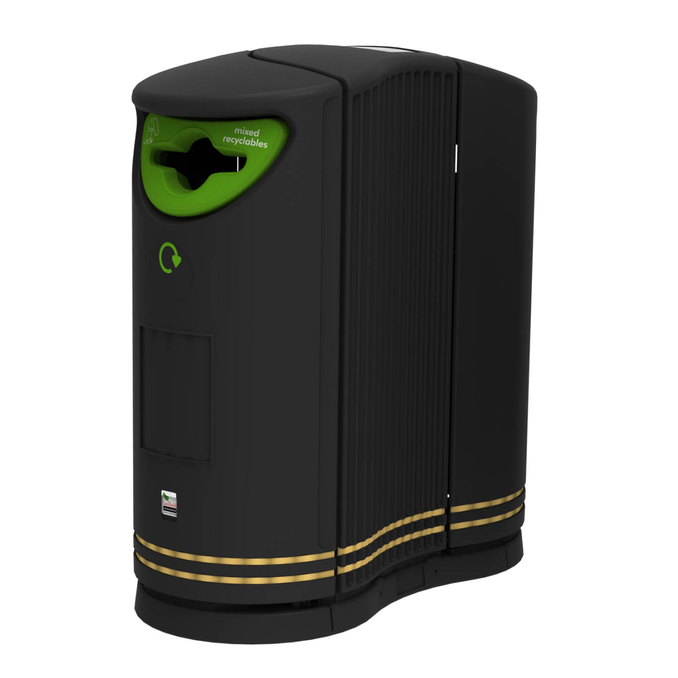 TwinBin Combi Litter & Recycling Bin | Leafield Environmental
