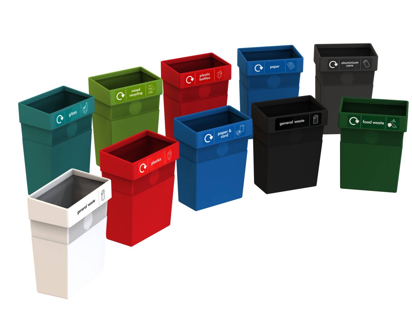 Internal Recycling Bins | Leafield Environmental Ltd