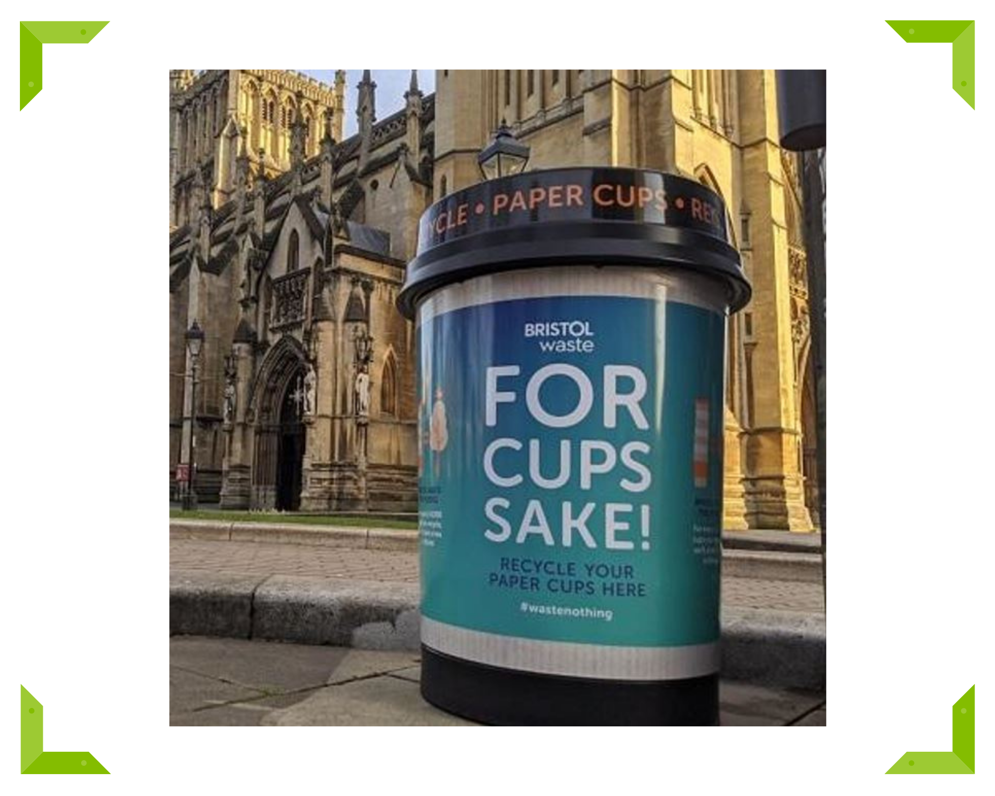 On-the-go Recycling Success by Leafield’s Cup Bins | Leafield Recycle