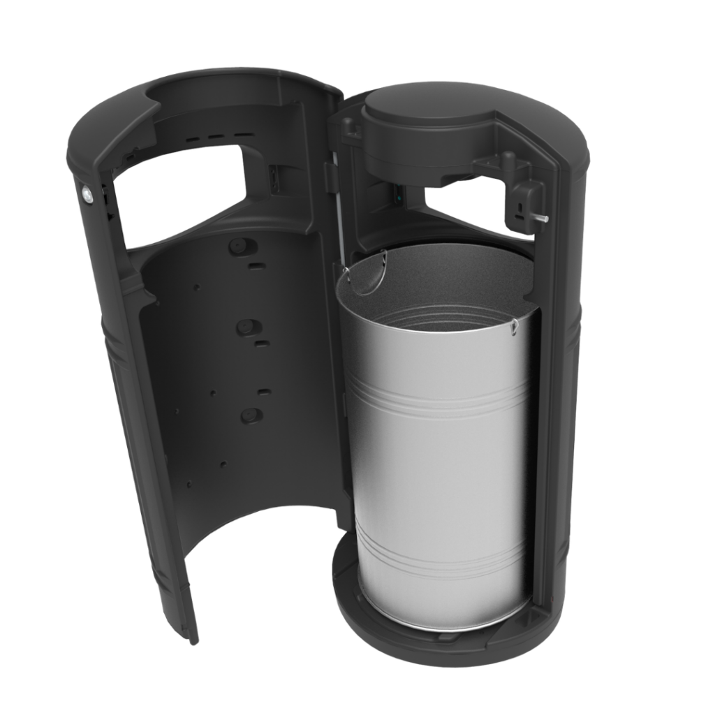 Heritage Oval Litter Bin - Leafield Recycle